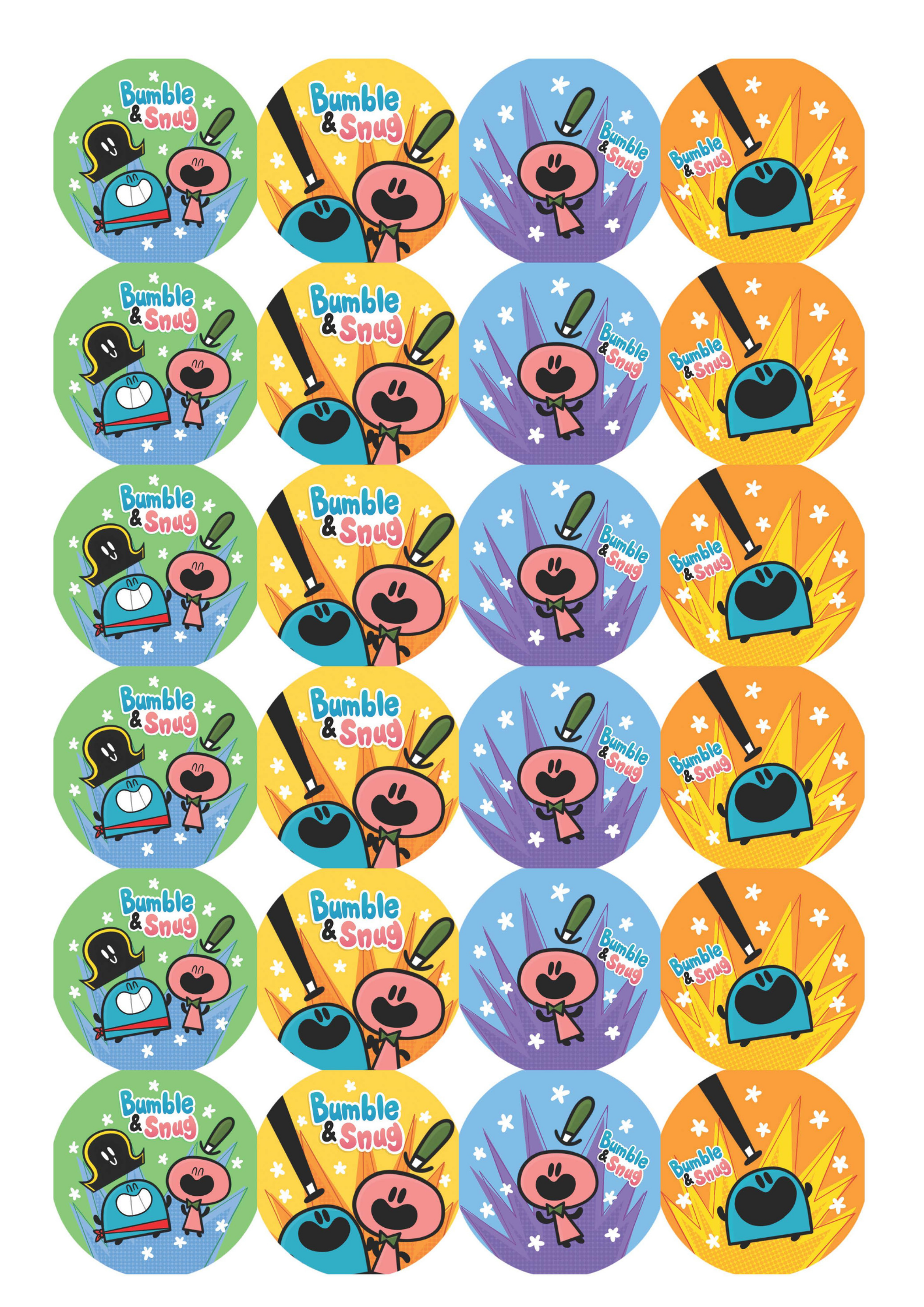 Bumble and Snug Sticker Sheet | Hachette UK