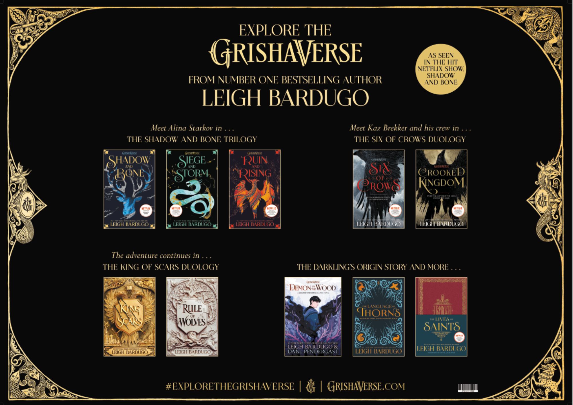 Grishaverse series A3 poster | Hachette UK