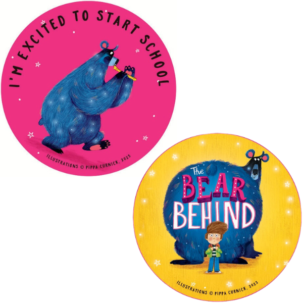 The Bear Behind Sticker Sheet | Hachette UK