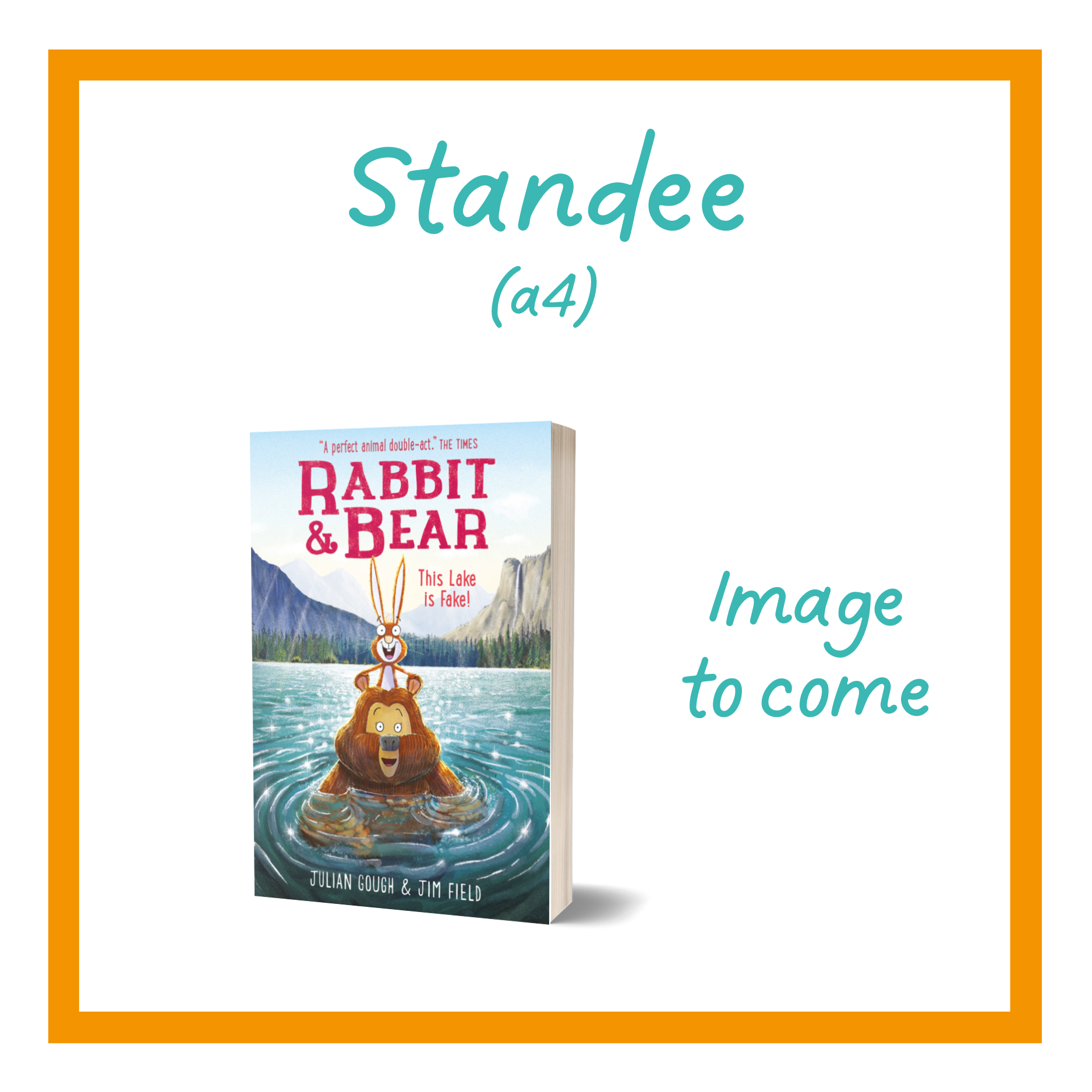 Rabbit & Bear This Lake is Fake Series Standee | Hachette UK