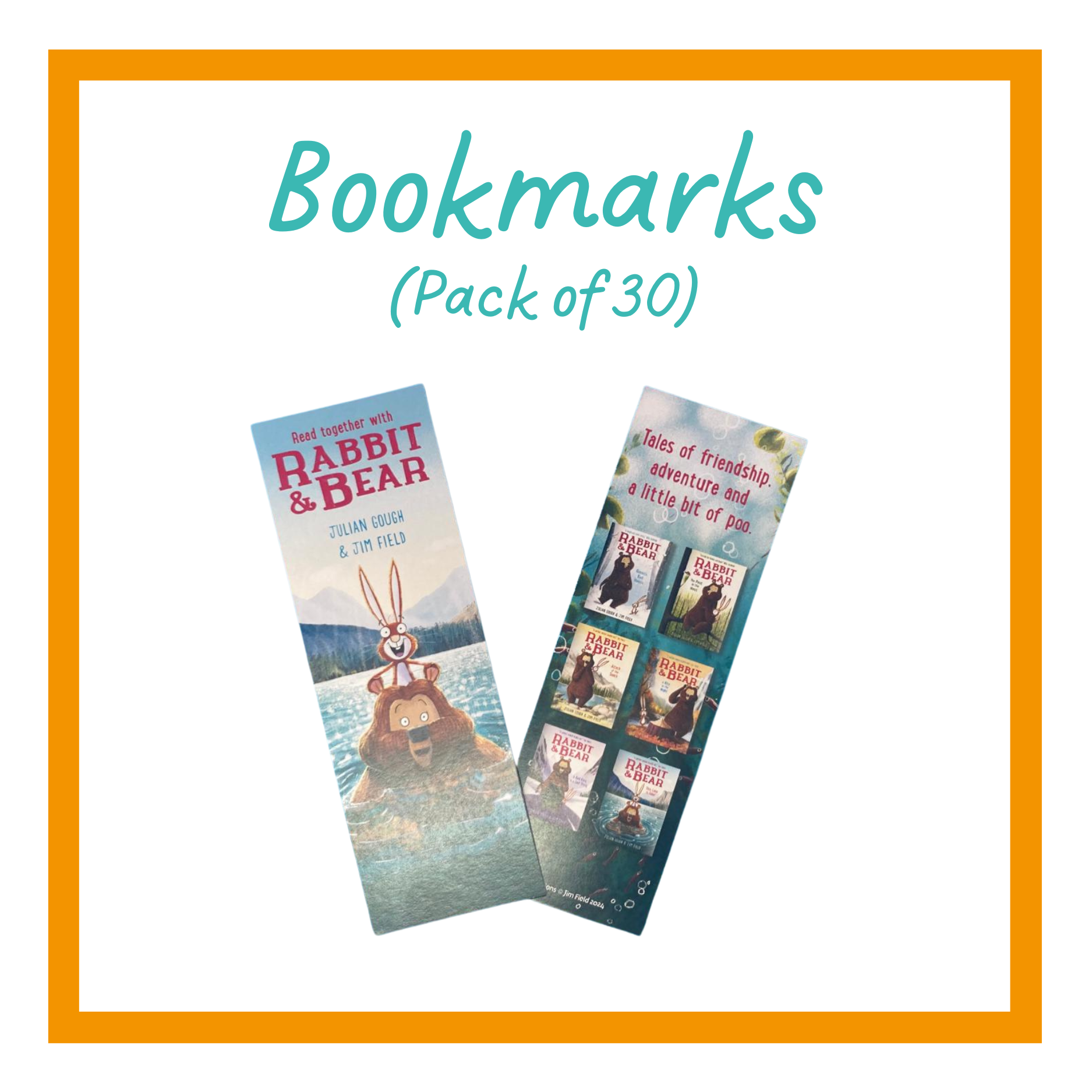Rabbit & Bear Bookmarks (Pack of 30) | Hachette UK