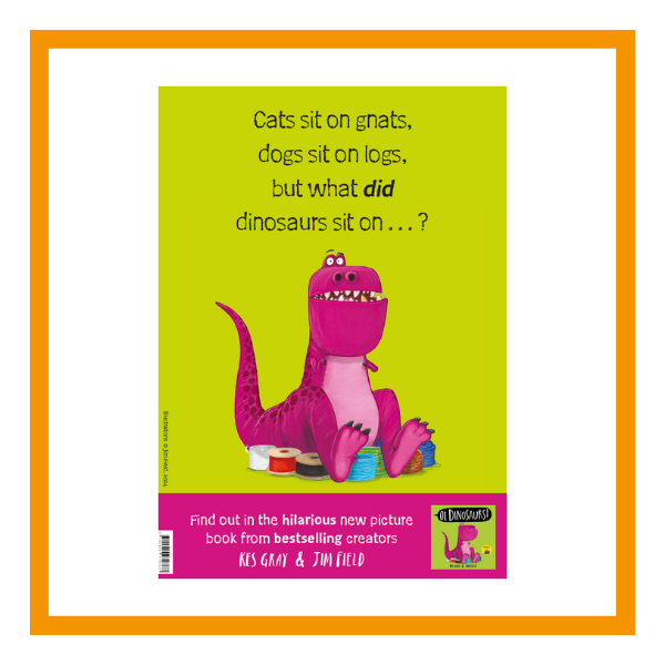 Oi Dinosaurs till-point standee | Hachette UK