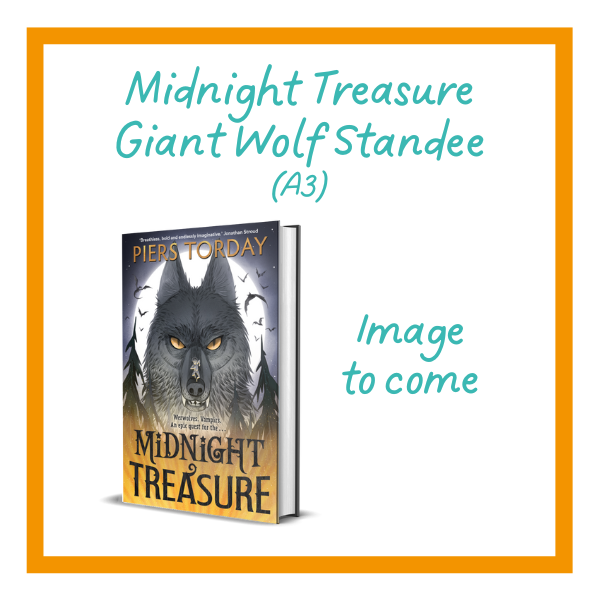 Midnight Treasure Giant Wolf Standee (A3) | Hachette UK