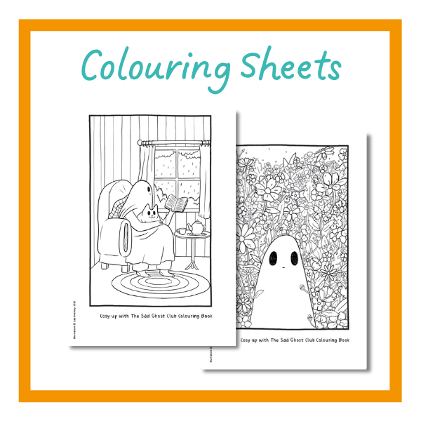 The Sad Ghost Club Colouring Book – Downloadable Colouring Sheets ...